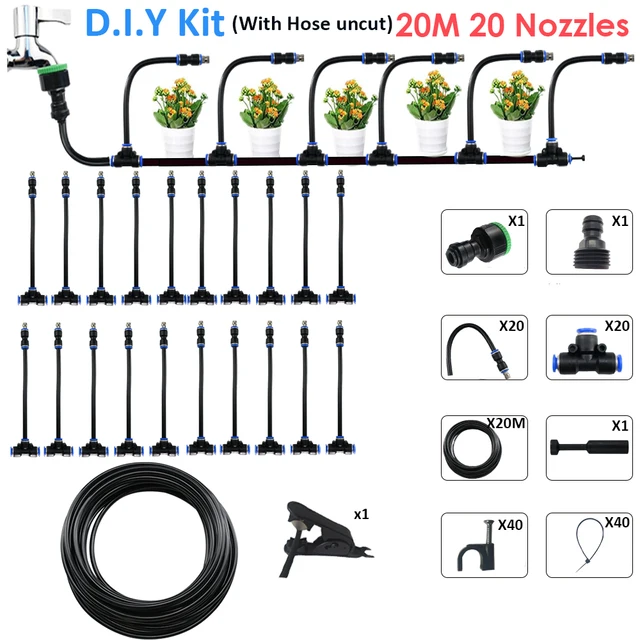 Outdoor Misting Cooling System 6mm - 8mm – Old Garden Shop