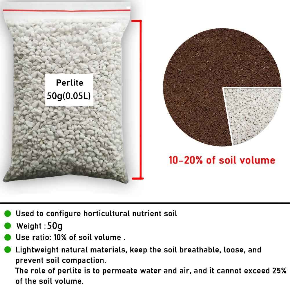 Vermiculite Perlite Pellet Configure Nutrient Soil Plant Nursery Breat ...